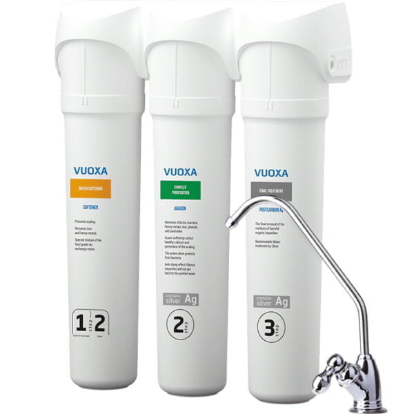 Filtru de apa potabila Vuoxa SMART BIO, montare sub chiuveta, 2 L/min ...